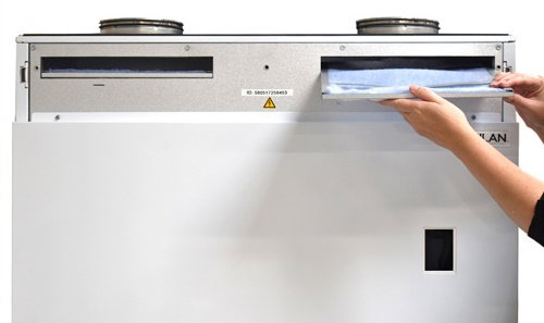 Nilan Lüftungsgerät Combi 400 Polar Top mit Wärmepumpe - lueftungsmarkt.de